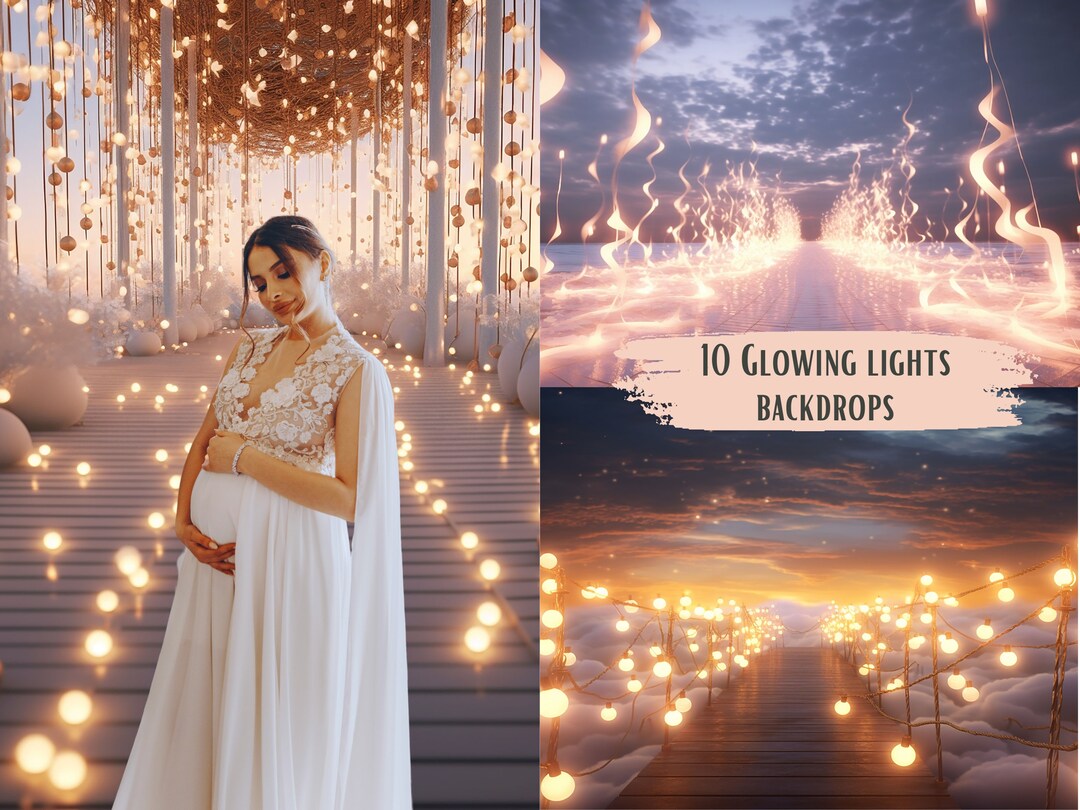 Lightscape Photography Backgrounds Set of 10 High Quality Digital ...