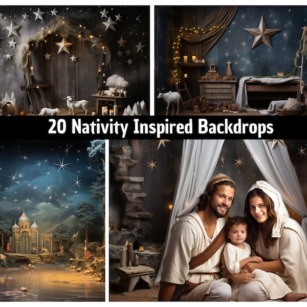 Nativity Backdrop - Etsy