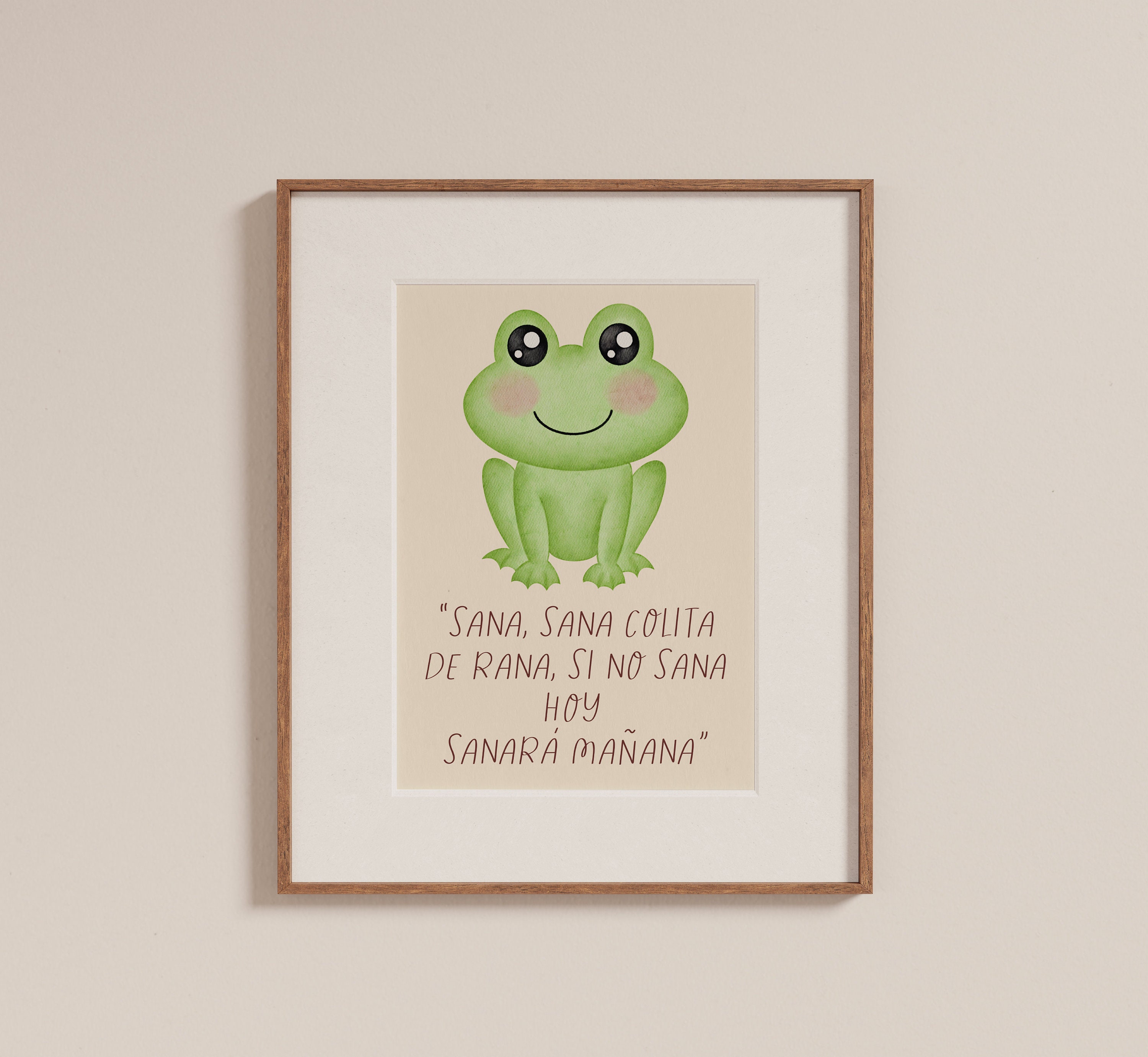 Sana Sana Colita De Rana Print: Hispanic Mom Saying (digital Download ...
