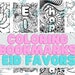 EID MUBARAK Coloring Bookmarks. Digital Download. Eid Favors. Eid Party ...