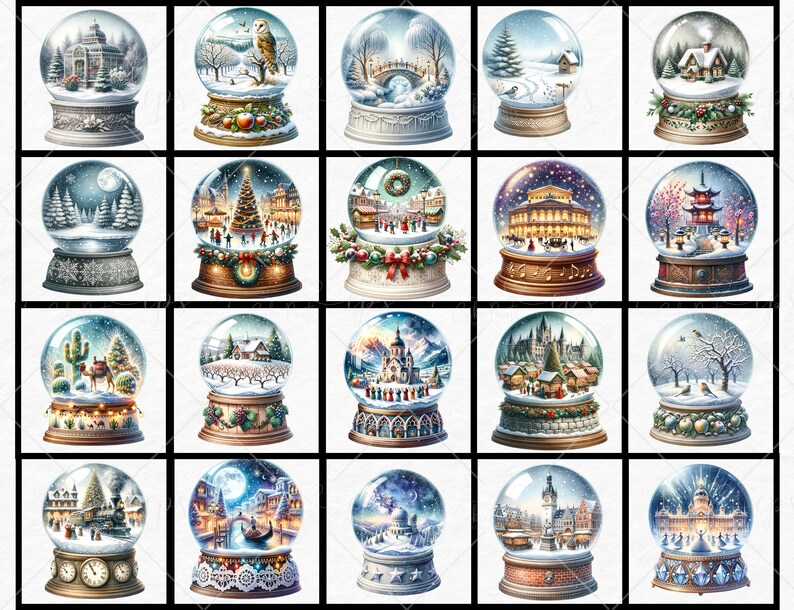 Winter Festive Snowglobe, Enchanted Castles, Christmas Snow, Xmas ...