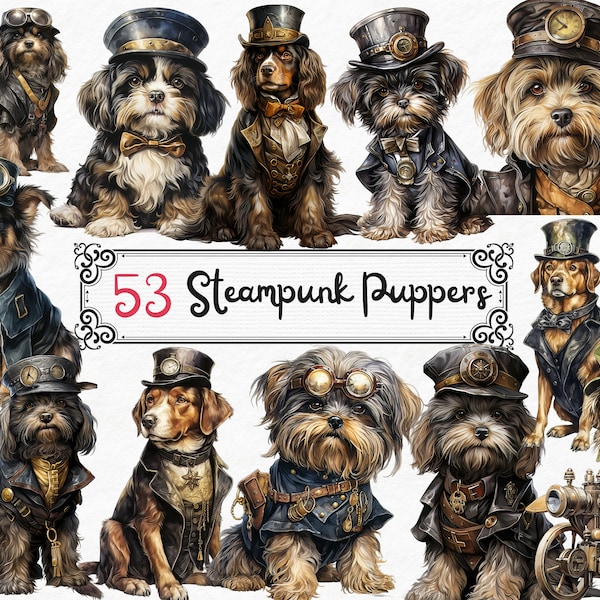Steampunk Dog - Etsy