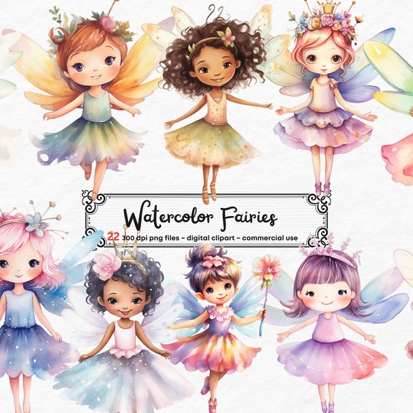 Fairy Clipart - Etsy