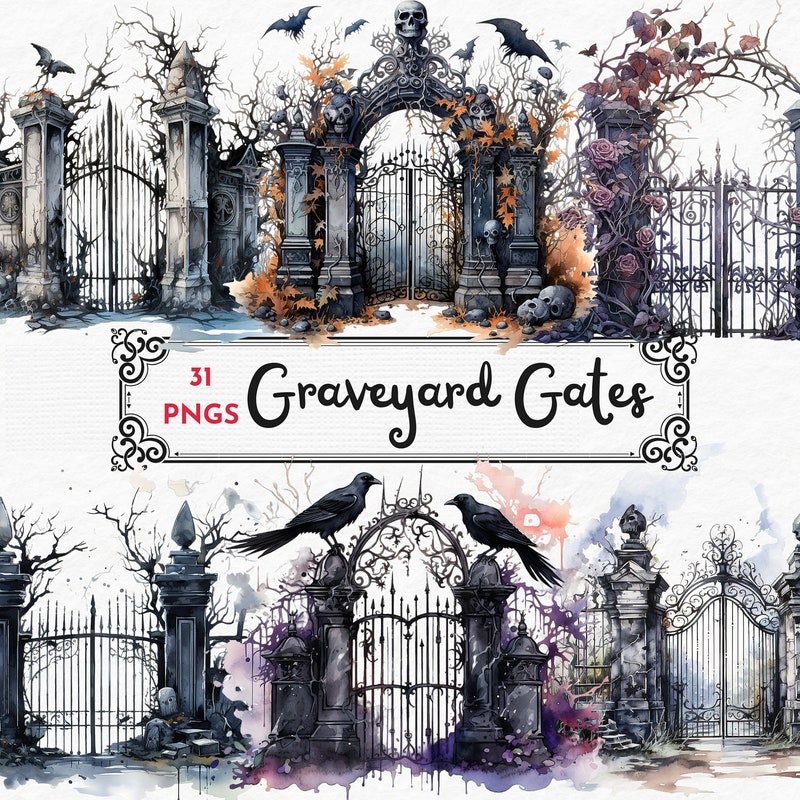 Cemetery Gates - Etsy