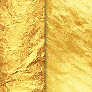 Gold Foil Seamless Digital Paper Bundle – 38 High-resolution Metallic ...