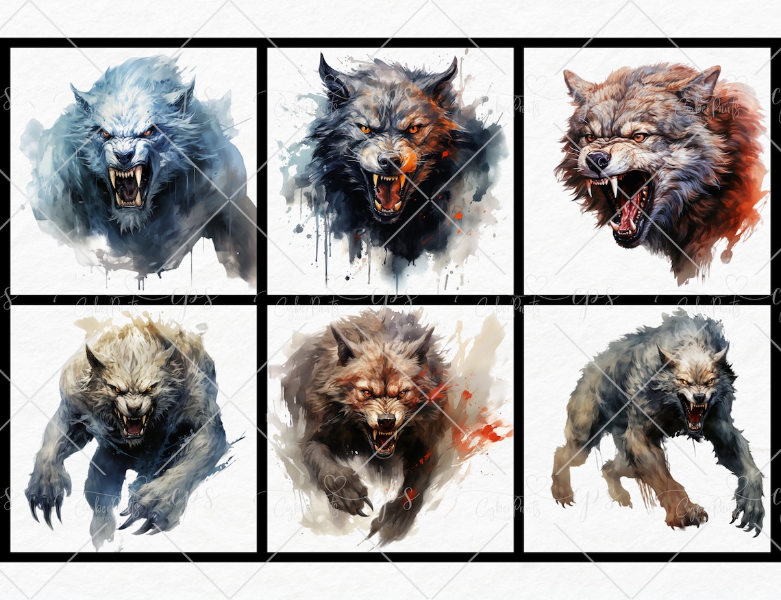 Werewolf Clipart, Werewolf Png, Wolf Clipart, Wolf Png, Halloween ...