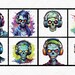 Zombie Headphones Clipart, PNG Zombie Printables, Gothic Zombies ...