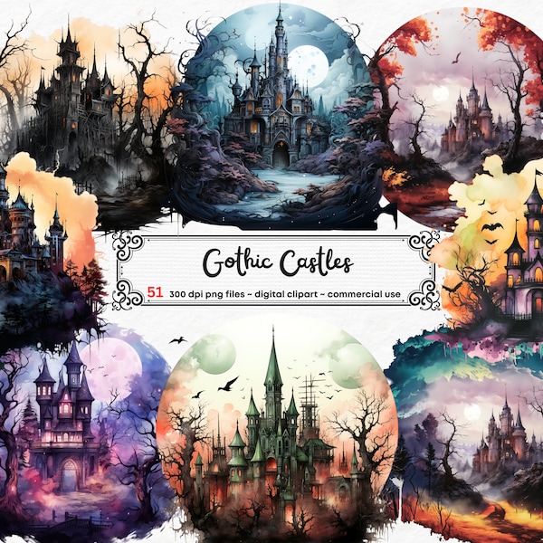 Castle at Night Time - Etsy UK