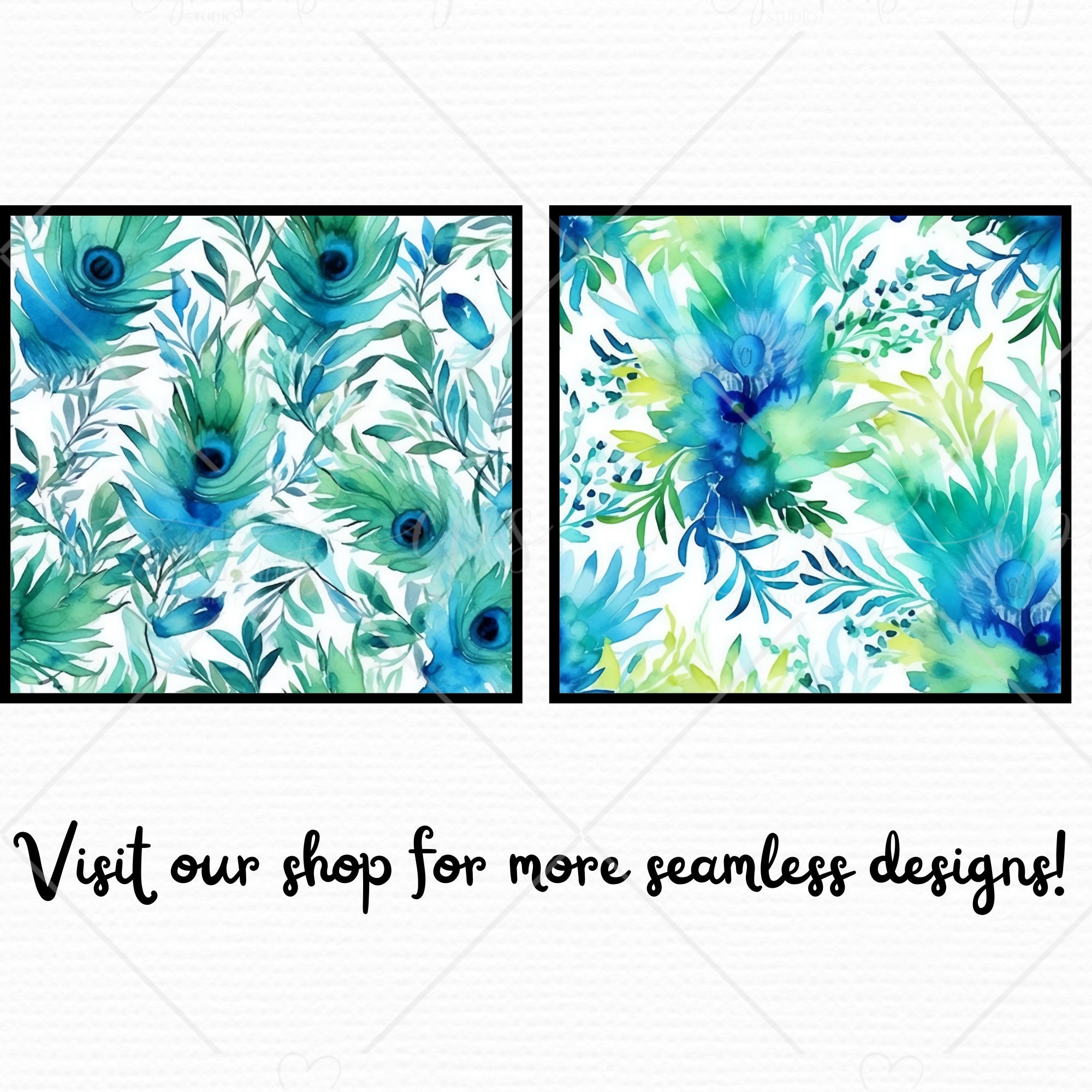 Peacock Digital Paper, Peacock Seamless Pattern, Peacock Prints ...