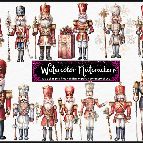 Nutcracker Clipart - Etsy