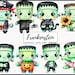 Frankenstein Clipart, Cute High Quality Png Halloween Printables Spooky ...