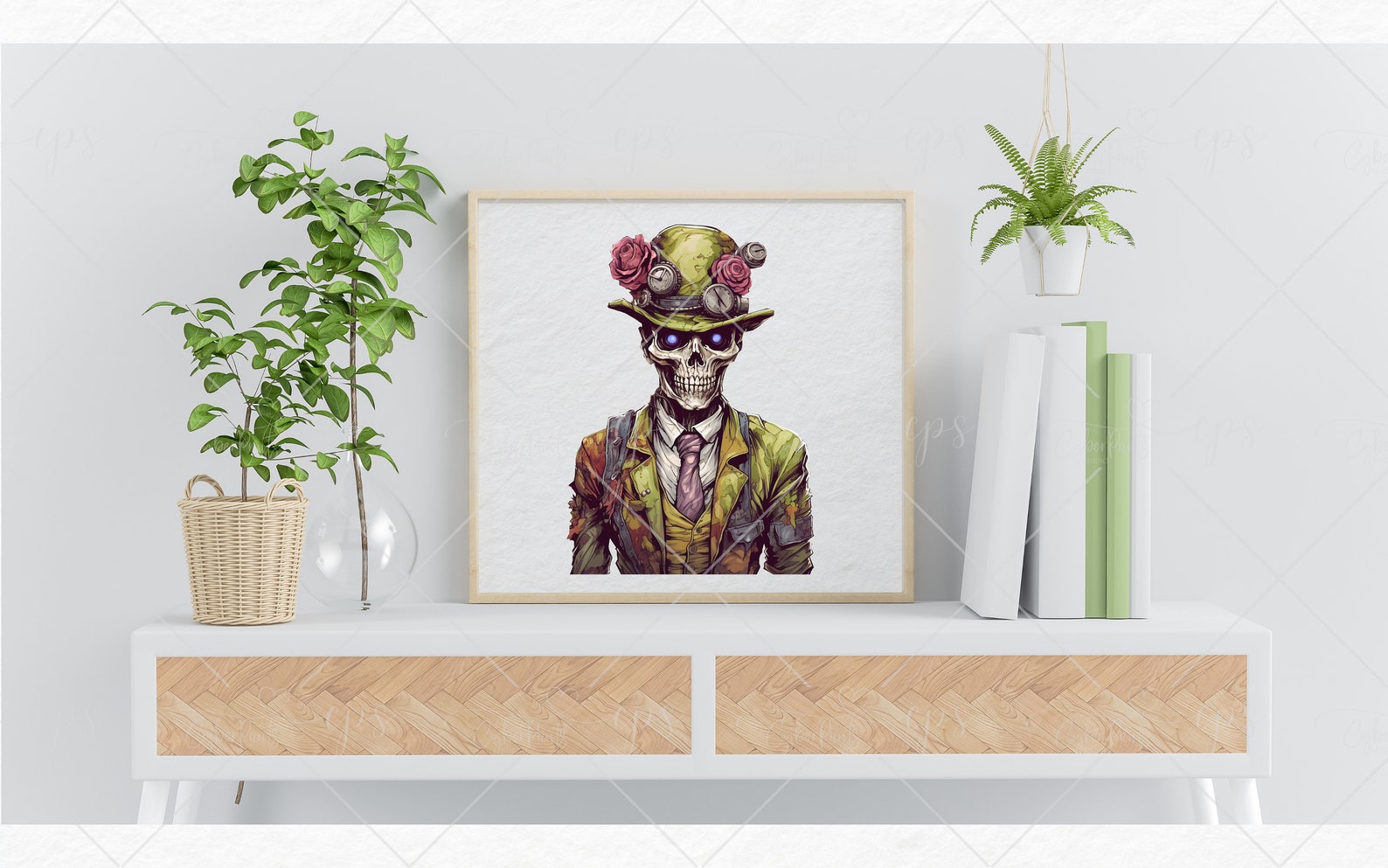 Steampunk Zombie Clipart, PNG Steampunk Printables, Junk Journal ...