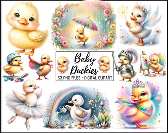 Fluffy Ducklings PNG | Chicks Clipart | Baby Ducks PNG | Duck ...