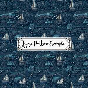 Blue Nautical Digital Paper, Nautical Seamless Ocean Pattern, Sea ...