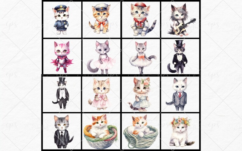 Kitten Watercolor Clipart Png, Kitten Png,cute Kitten Png, Baby Kitten ...