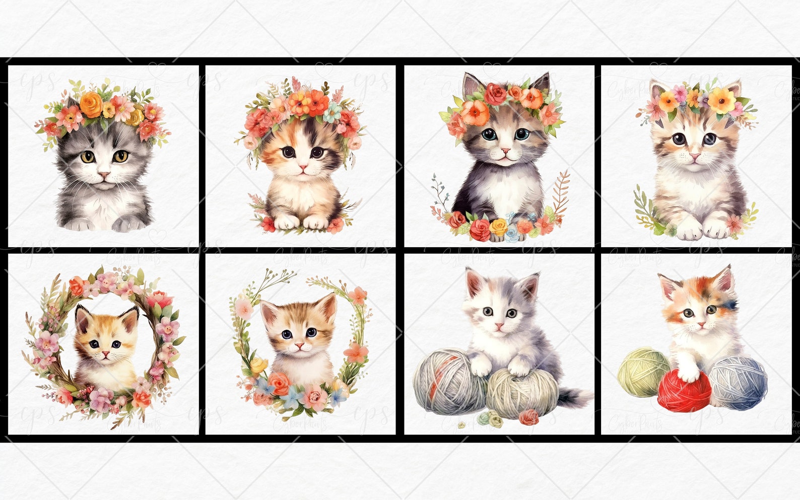 Kitten Watercolor Clipart Png, Kitten Png,cute Kitten Png, Baby Kitten ...