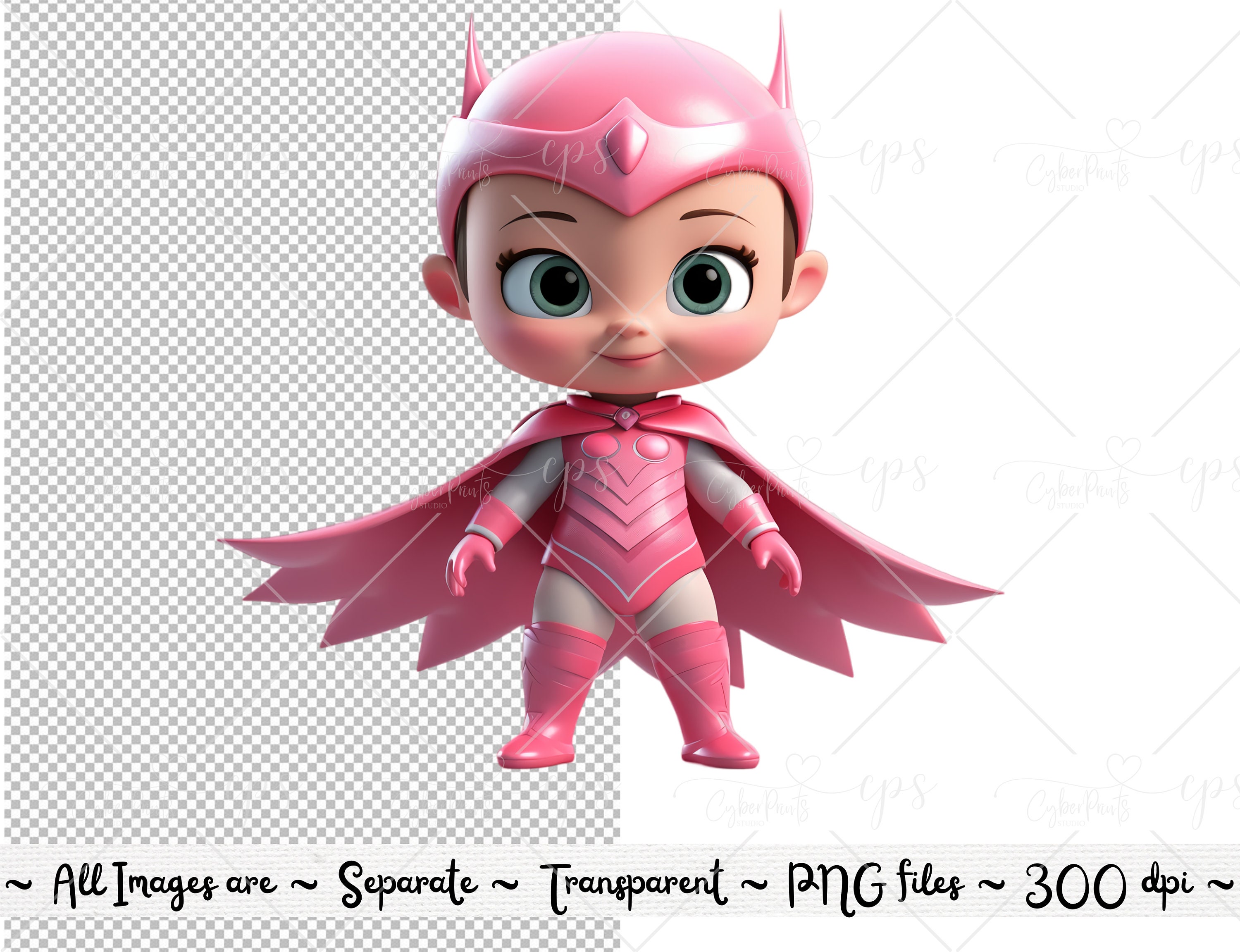 Superhero Clipart Boys Super Hero Clip Art Girls Super Hero - Etsy