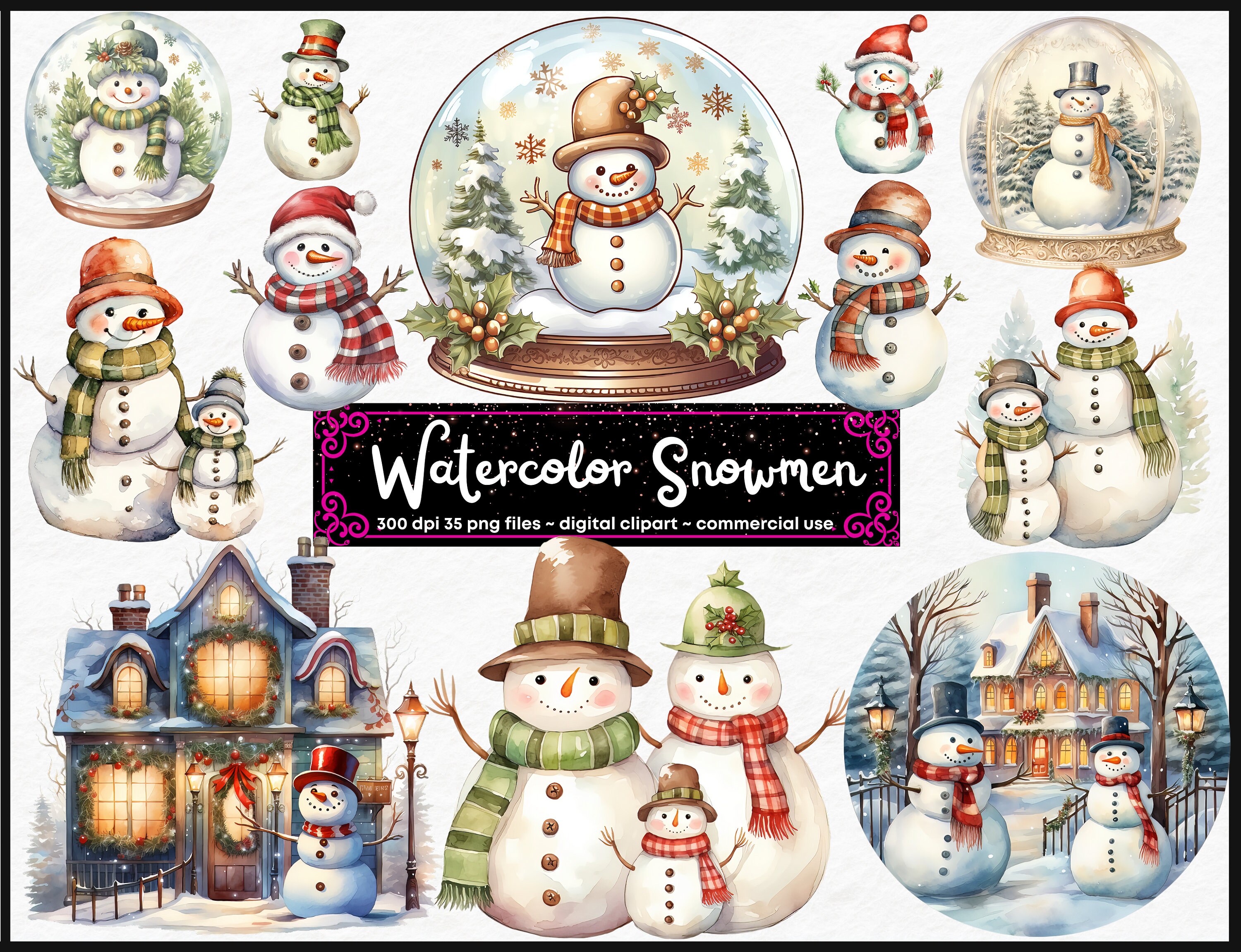 Snowman Clipart, Snowman Clip Art,christmas Clipart,high Quality Pngs ...
