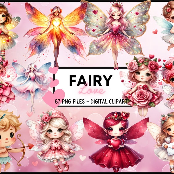 Valentine Fairy - Etsy