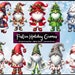 Winter Gnomes Clipart, Holiday Fun, PNG Christmas, Santa Claus, Digital ...