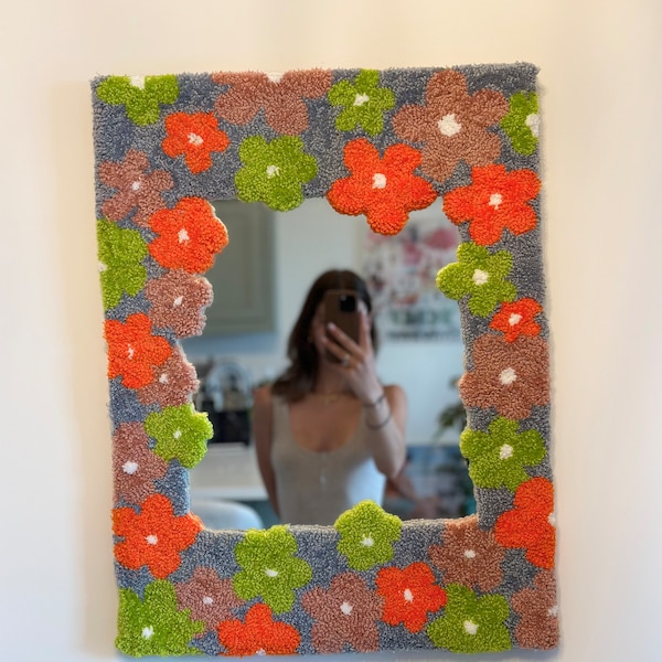 Tufted Mirror - Etsy