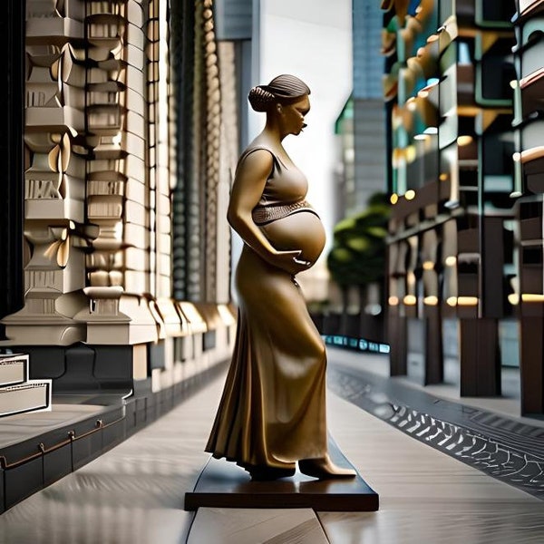 Pregnant Woman Statues - Etsy