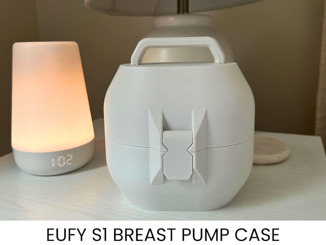 3D Printed Breast Pump Case: EUFY S1 Pro, E10, E20 - Hands Free Pump ...