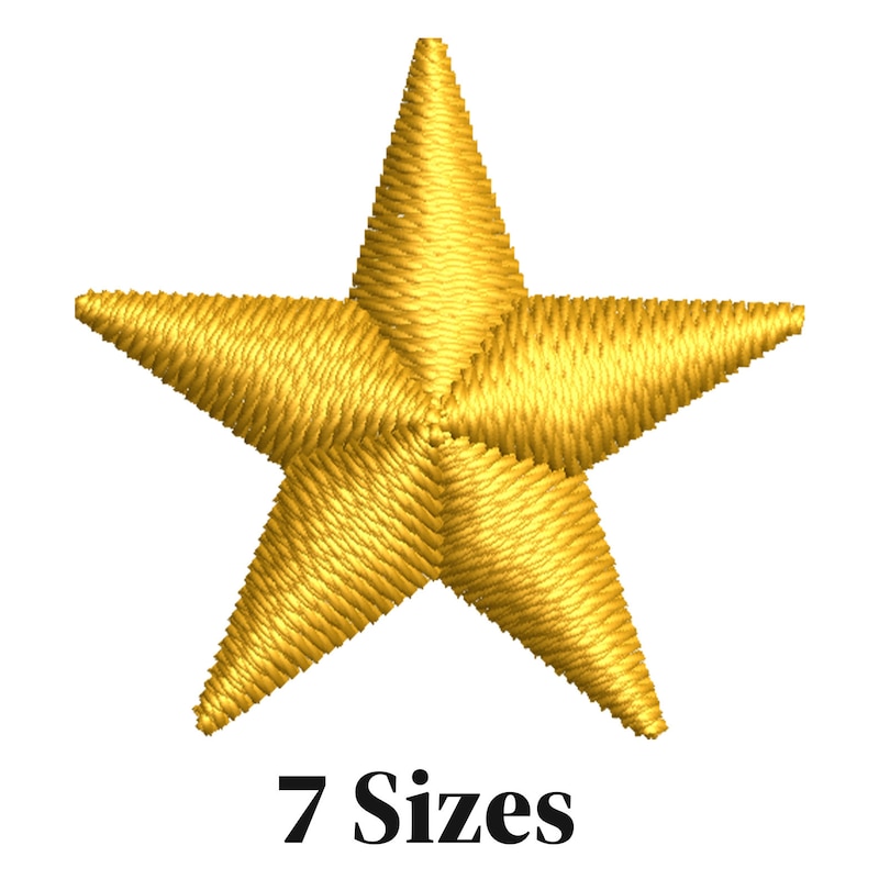 Star Embroidery - Etsy