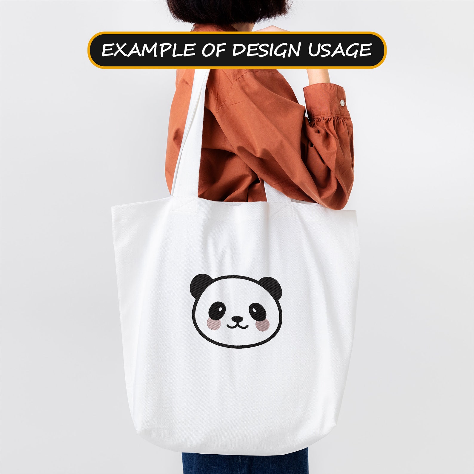 Cute Panda Embroidery Design, Animal Embroidery Design, Machine ...