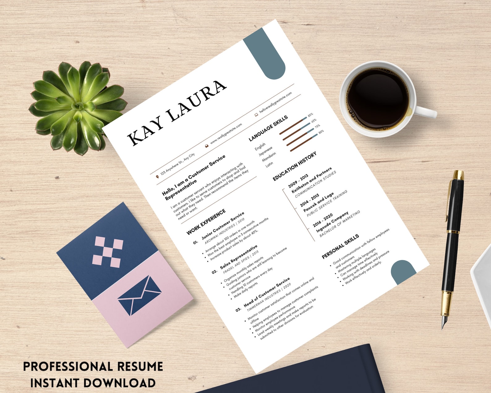 Professional Creative Resume Template | Professional Resume Template ...
