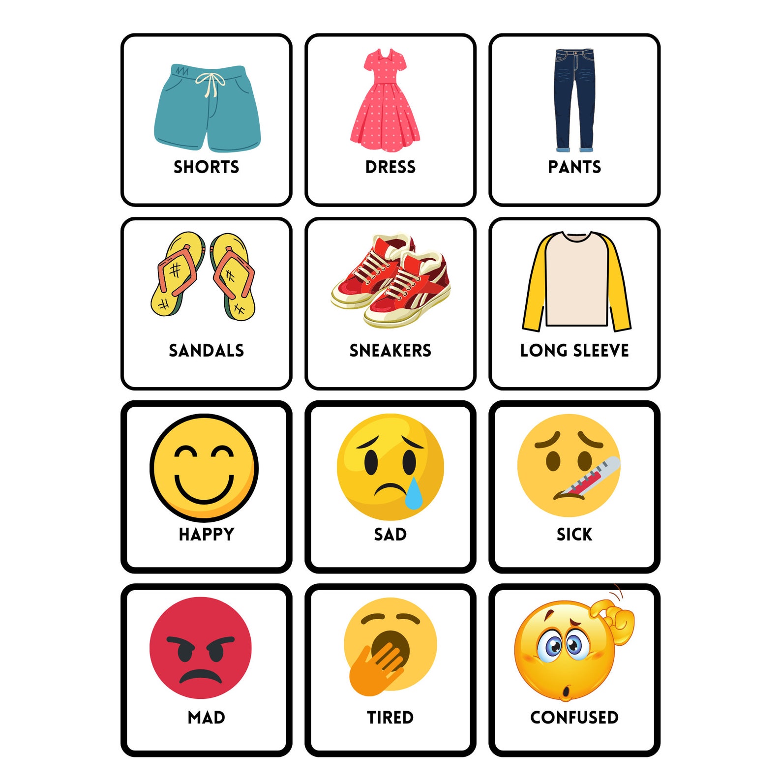 Printable Visual Schedule for Autism, Visual Schedule for Students ...