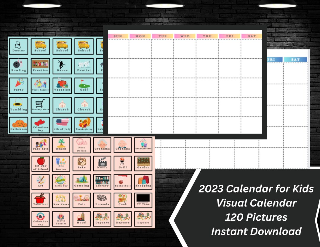 2023 Calendar, Calendar Template, Instant Download, 2023 Planner ...