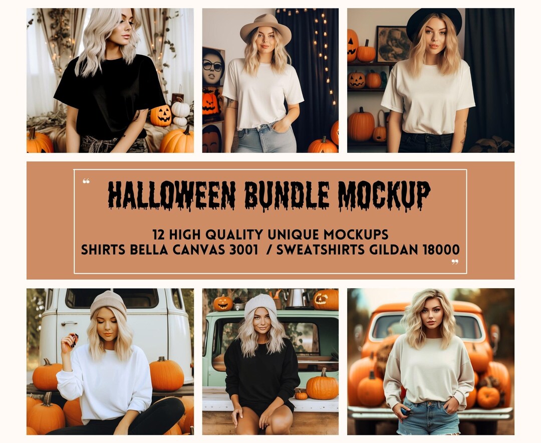 Bella Canvas 3001 Bundle Mockup, Digital Mockup, Bundle Bella Canvas ...