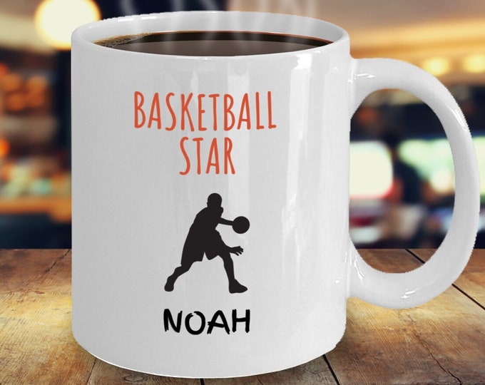 Custom Basketball Mug Basketball Team Gift for Basketball Coach Mug ...