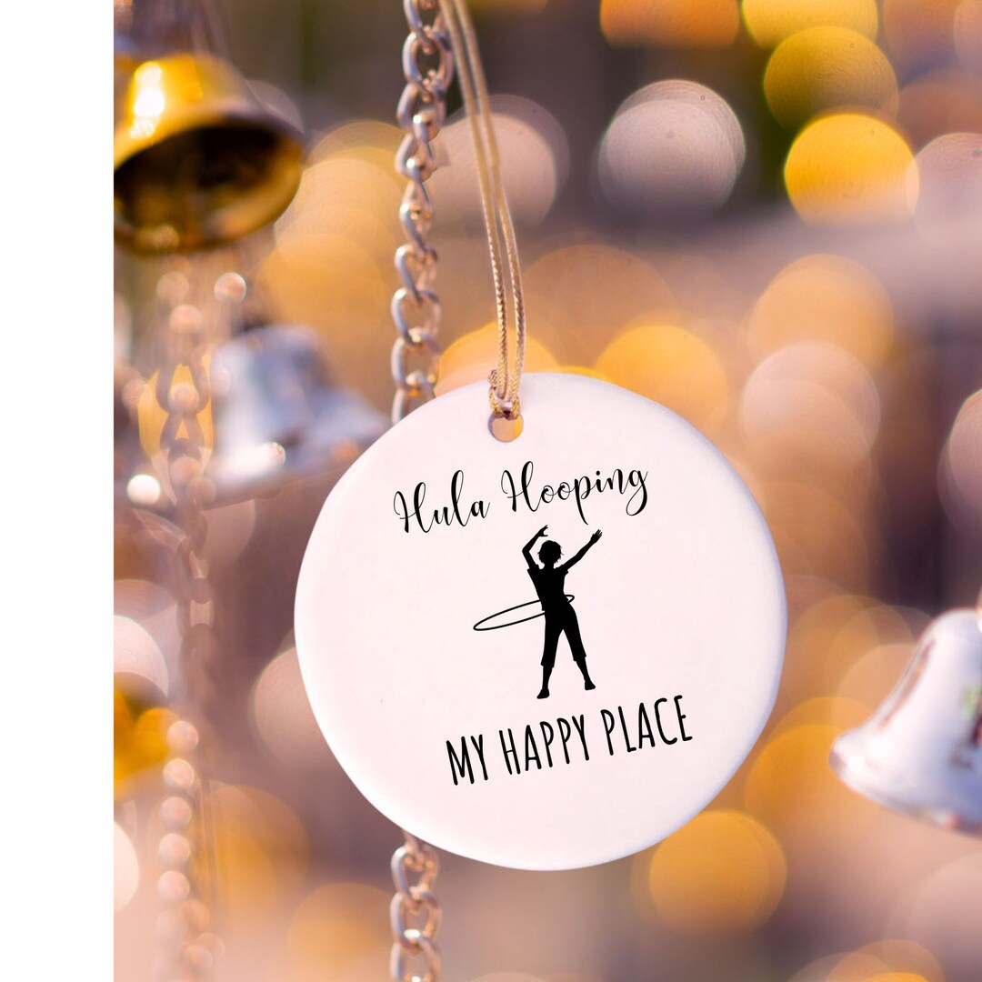 Hula Hoop Ornament, Hula Hoop Gift, Gift for Hula Hooping Enthusiast ...