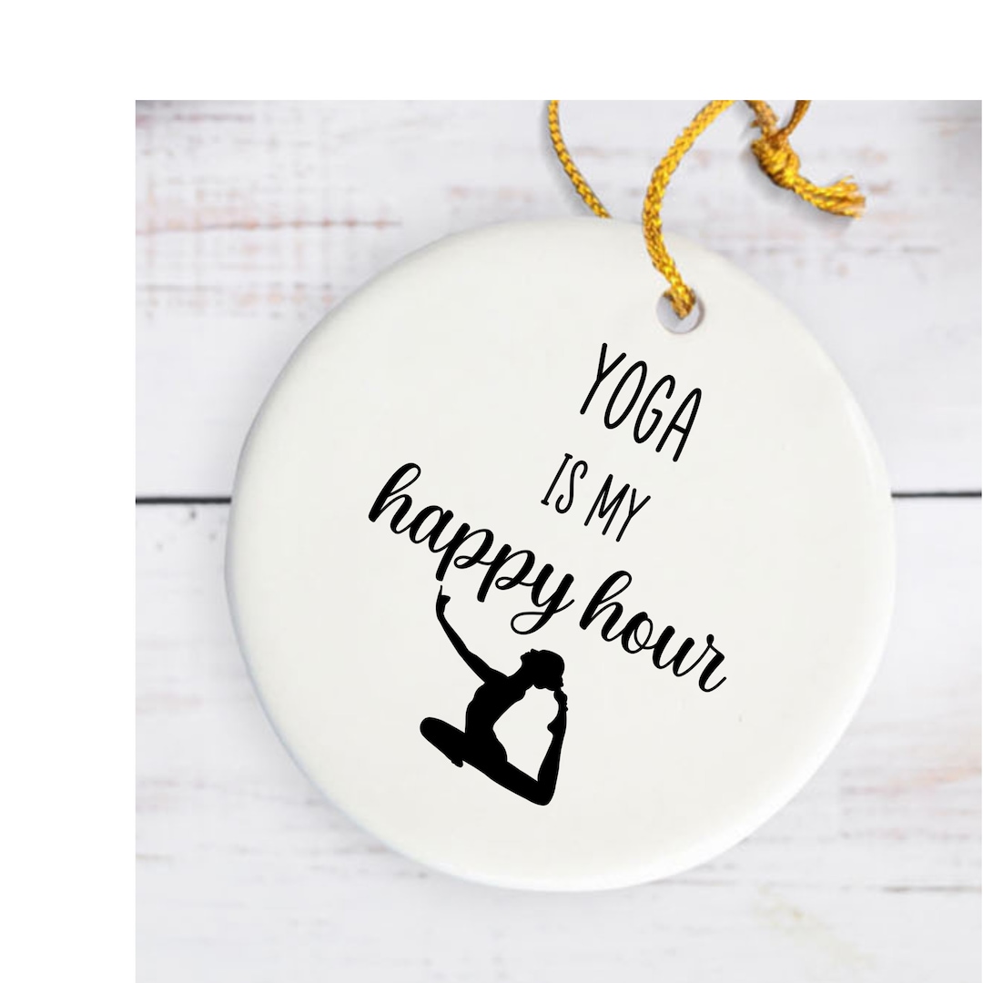 Yoga Ornament, Yoga Gifts, Yoga Teacher Gift, Stress Relief Gift ...