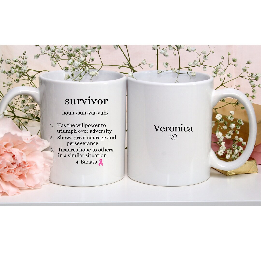 Survivor Mug, Breast Cancer Gifts, Definition Mug, Cancer Survivor Gift ...