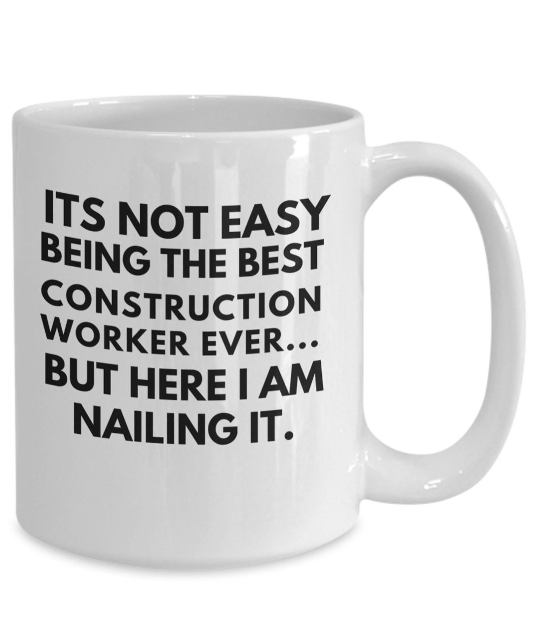 Construction Worker Mug, Carpenter, Builder, Construction Worker, Gifts ...