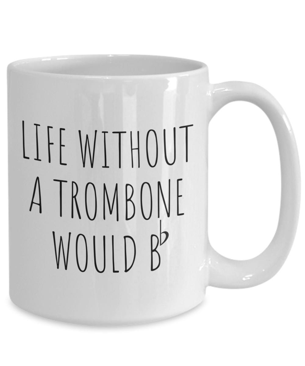 Trombone Mug, Trombone, Trombone Gift, Trombone Player Gift, Gift Ideas ...