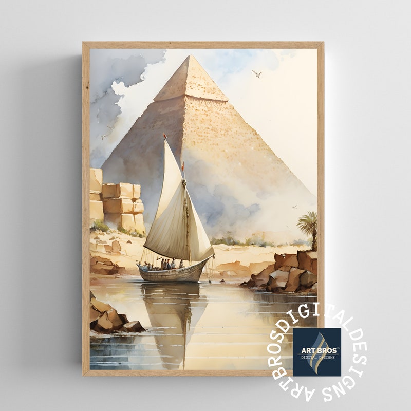 Pyramid Painting - Etsy