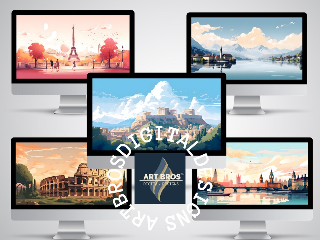 Europe Unveiled: Wallpaper Bundle of Iconic European Landscapes ...