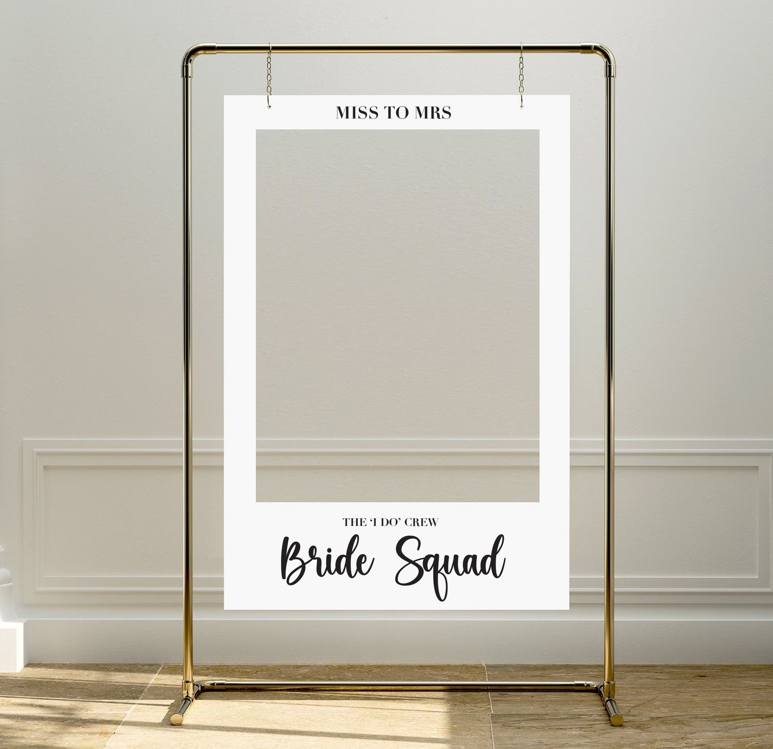 Digital Bride Squad Polaroid Frame Photo Prop Frame A1 - Etsy UK