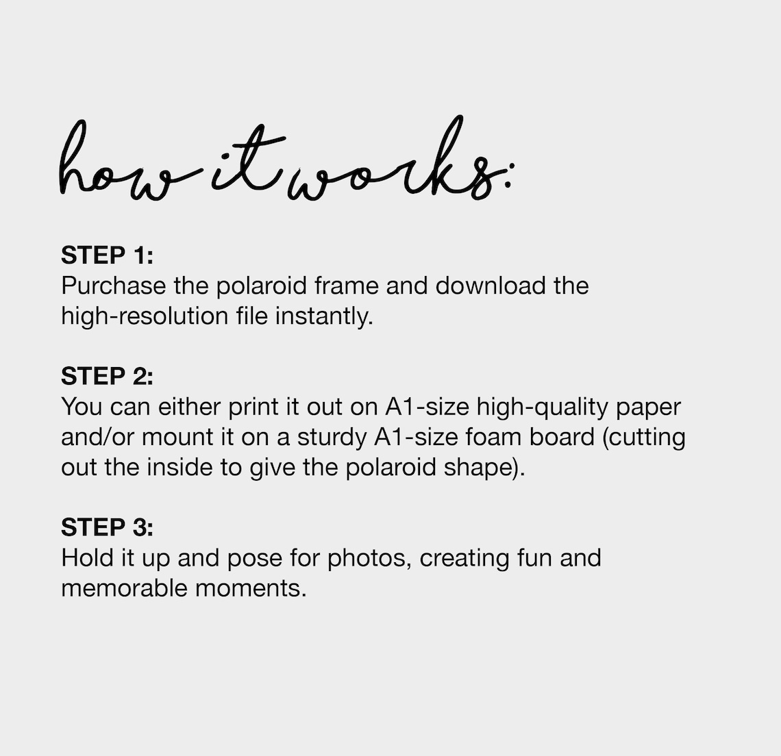 Digital Bride Squad Polaroid Frame Photo Prop Frame A1 - Etsy UK