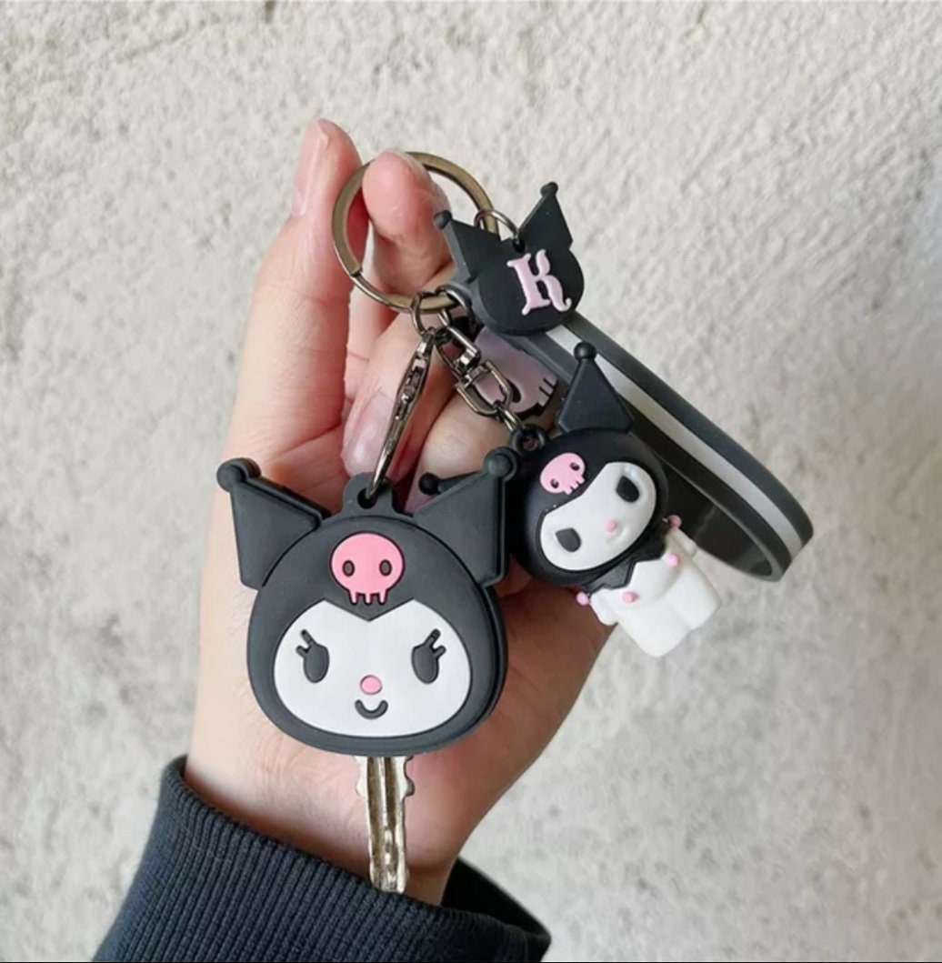 Kuromi Keychain New Kawaii Sanrio Keychain Cute Key Pendant - Etsy