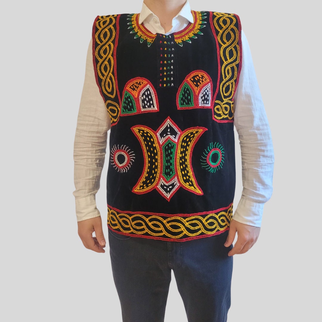 Handmade Toghu Vest: Bamenda Cameroon Traditional Wear - Etsy