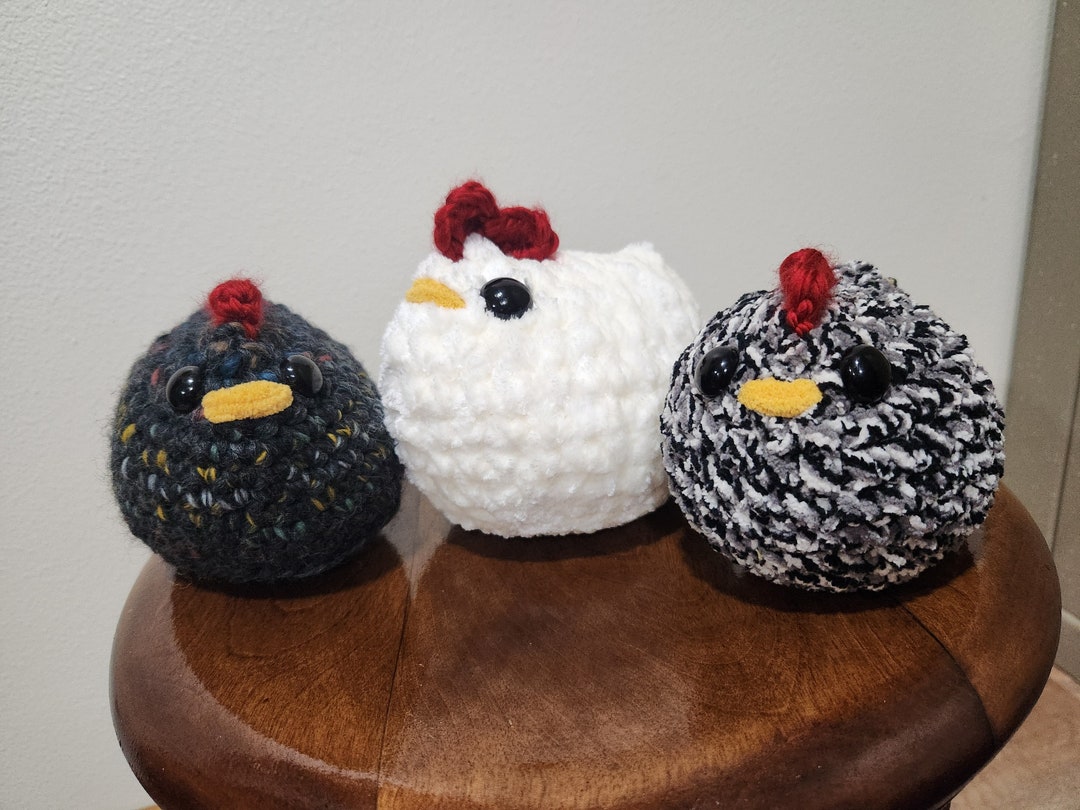 Chickens-crocheted Chickens - Etsy