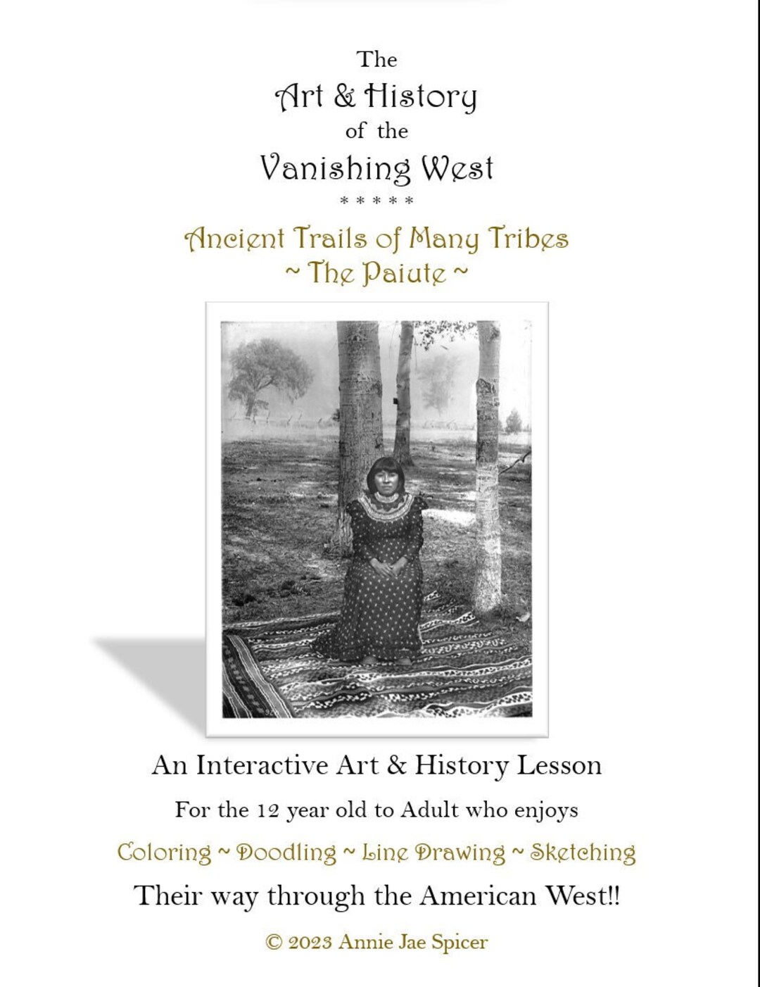 The Paiute - Native American - Interactive Educational Printable - the ...