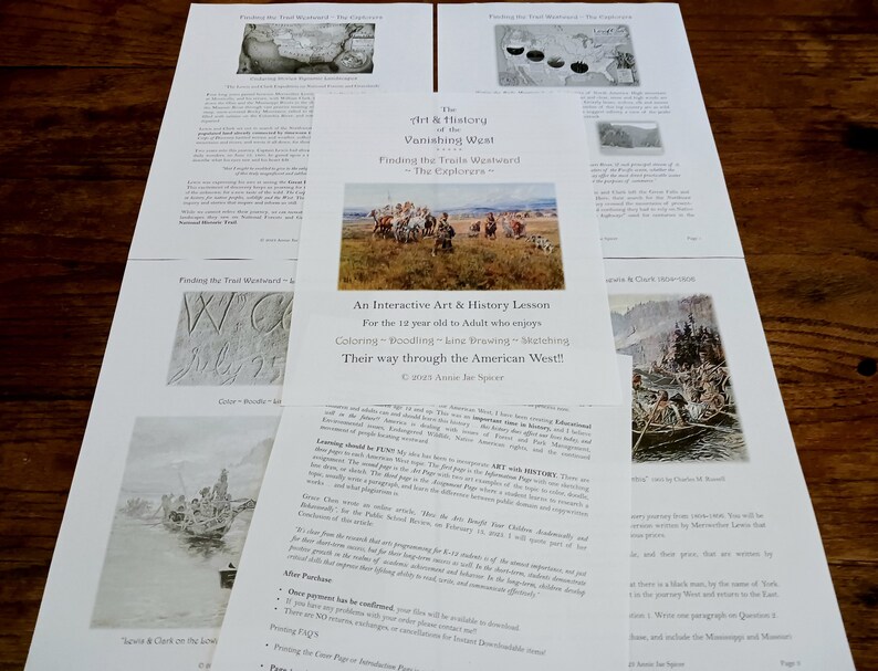 Lewis and Clark - the Explorers - Interactive Educational Printable ...