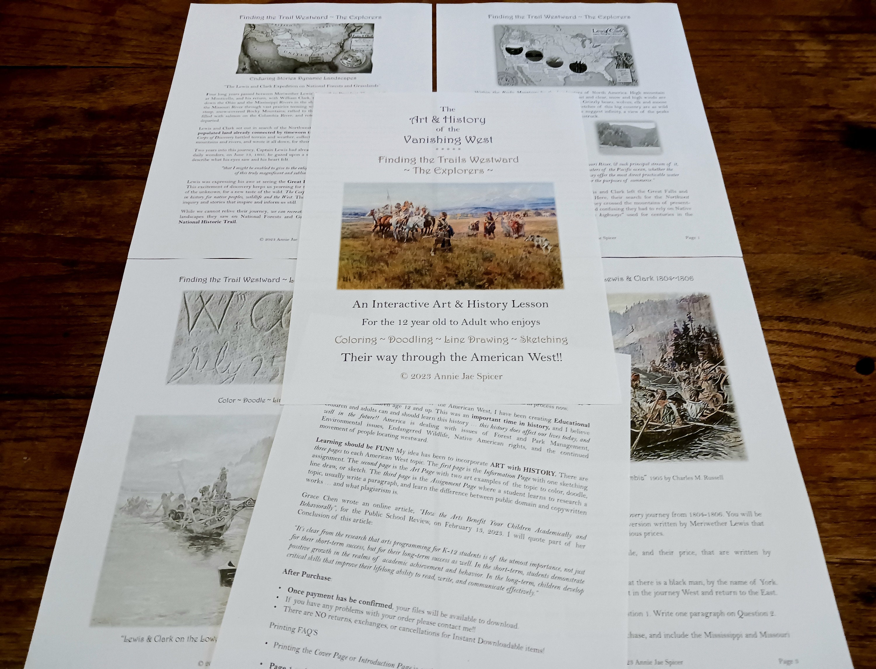 Lewis and Clark - the Explorers - Interactive Educational Printable ...
