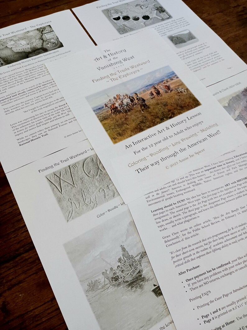 Lewis and Clark - the Explorers - Interactive Educational Printable ...